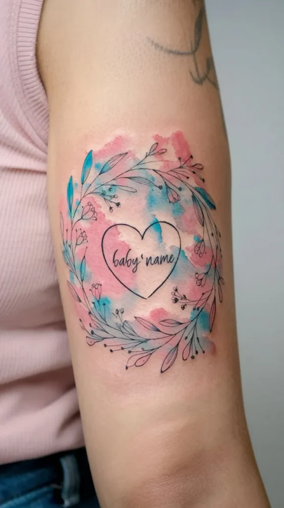 11 Heartfelt First Baby Tattoo Ideas For Moms To Cherish