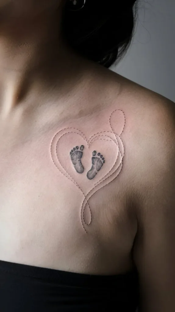 11 Heartfelt First Baby Tattoo Ideas For Moms To Cherish